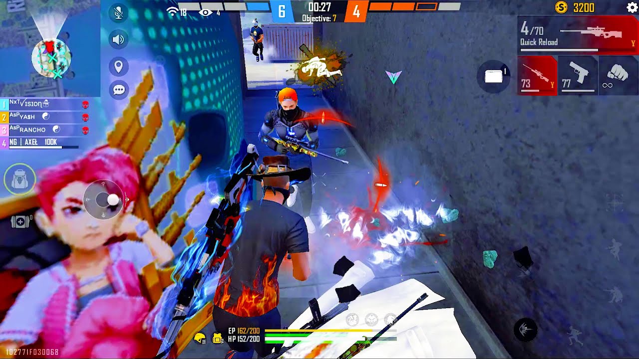 1 AWM vs 4 AWM PC Players 😱 - YouTube