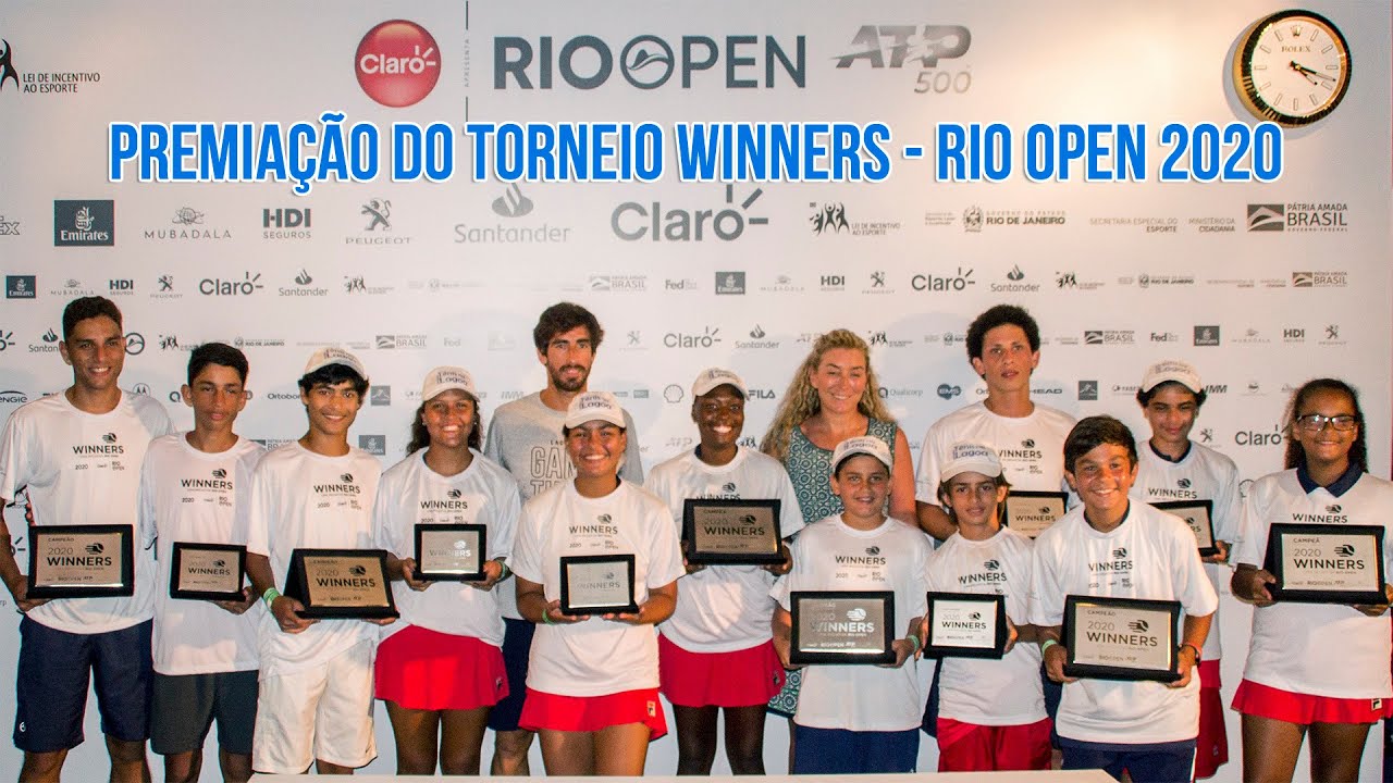 Rio Open de Tênis - Premiação Torneio Winners 2020 - YouTube