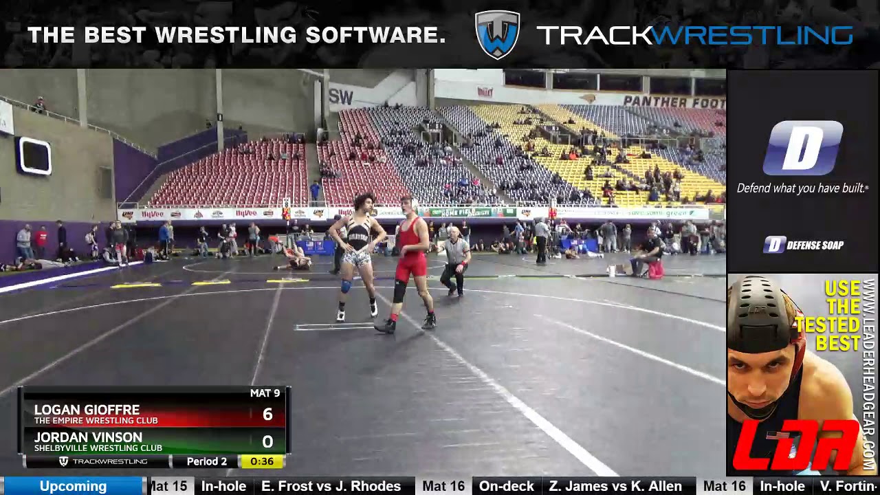 Junior 138 Jordan Vinson Shelbyville Wrestling Club Vs Logan Gioffre ...