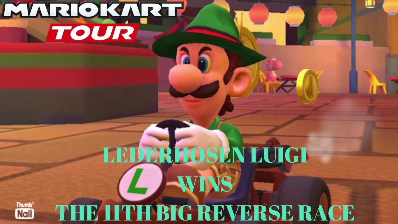 Lederhosen Luigi Wins The 11th The Big Reverse Race - YouTube