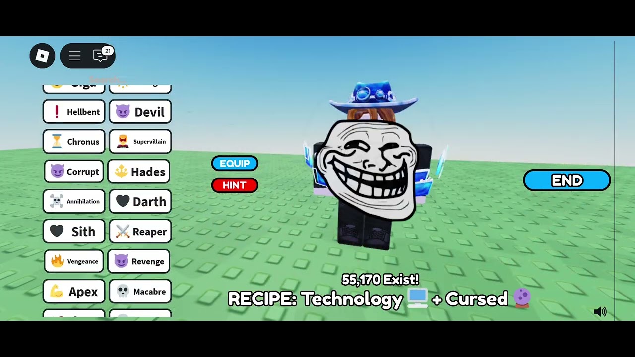 Roblox aura crafts showcase aura - YouTube