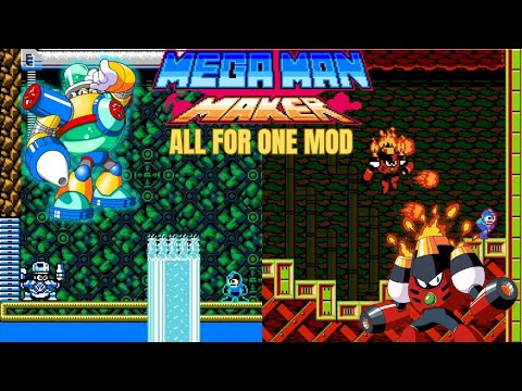 Mega Man Maker All For One Mod - Aqua Man & Magma Man Stage Remakes ...