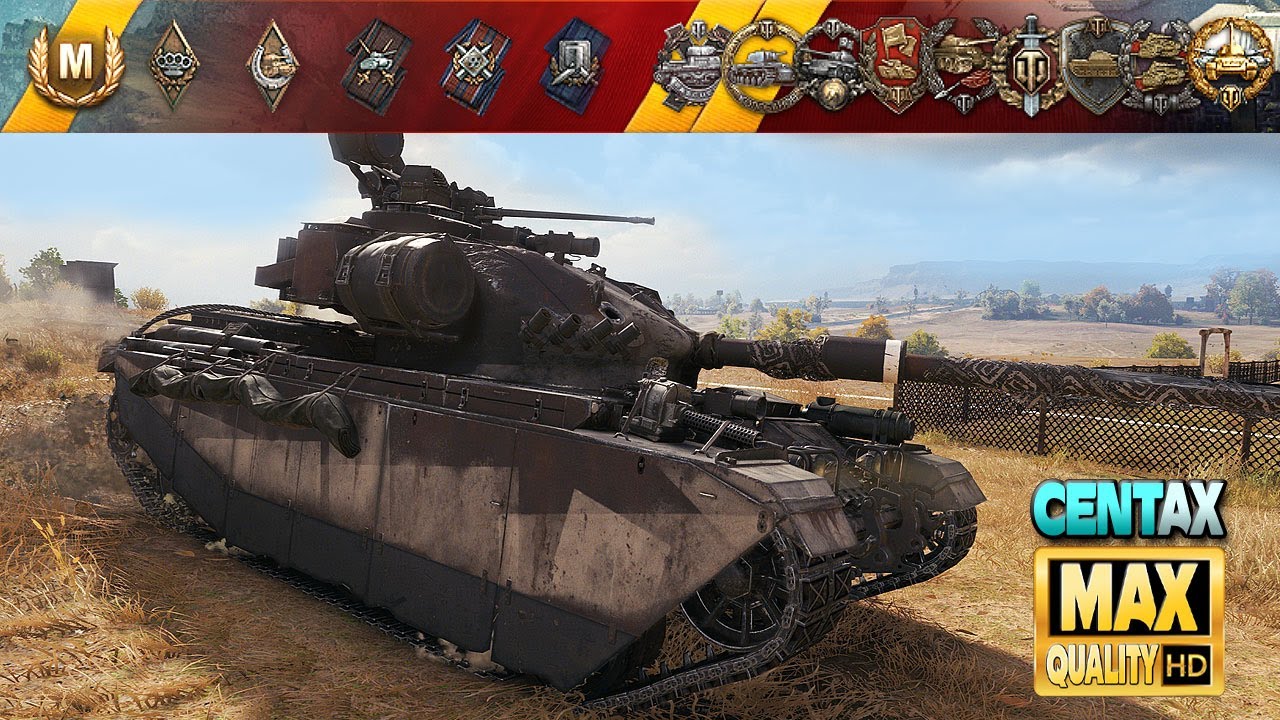 Centurion AX: 14 medals game - World of Tanks - YouTube