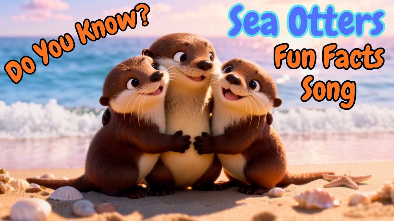 Sea Otter Song 🦦 | Learn Otter Facts | Fun Animal Song for Kids - YouTube