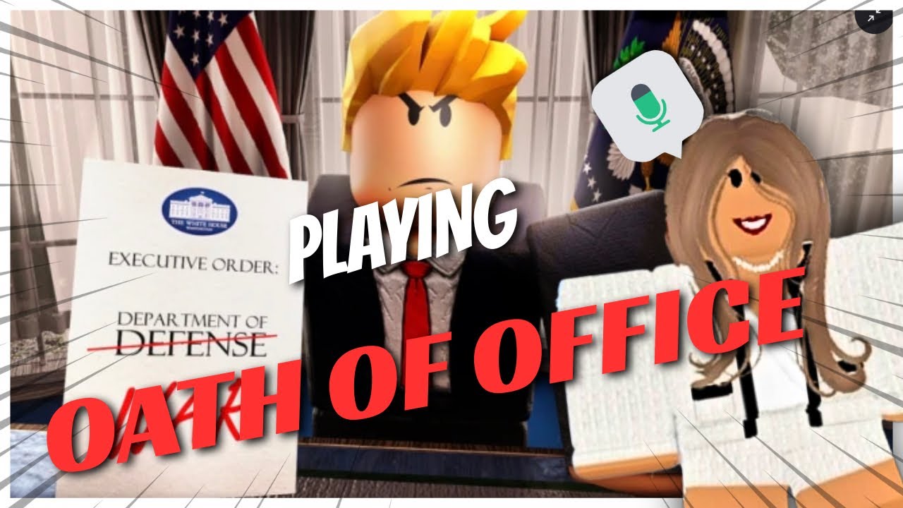 playing OATH OF OFFICE in ROBLOX *very chaotic* || Victoria rblx - YouTube