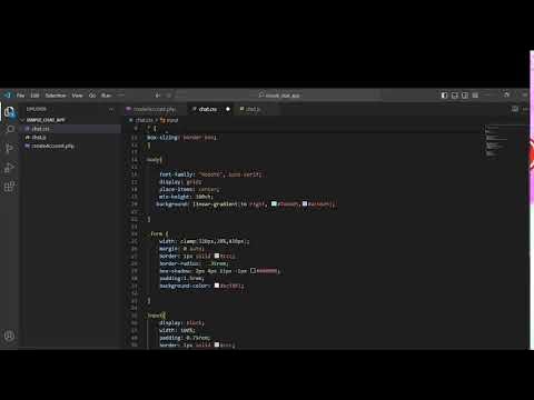 Simple Chat App using HTML,CSS ,Javascript(AJAX), PHP and MYSQL - YouTube