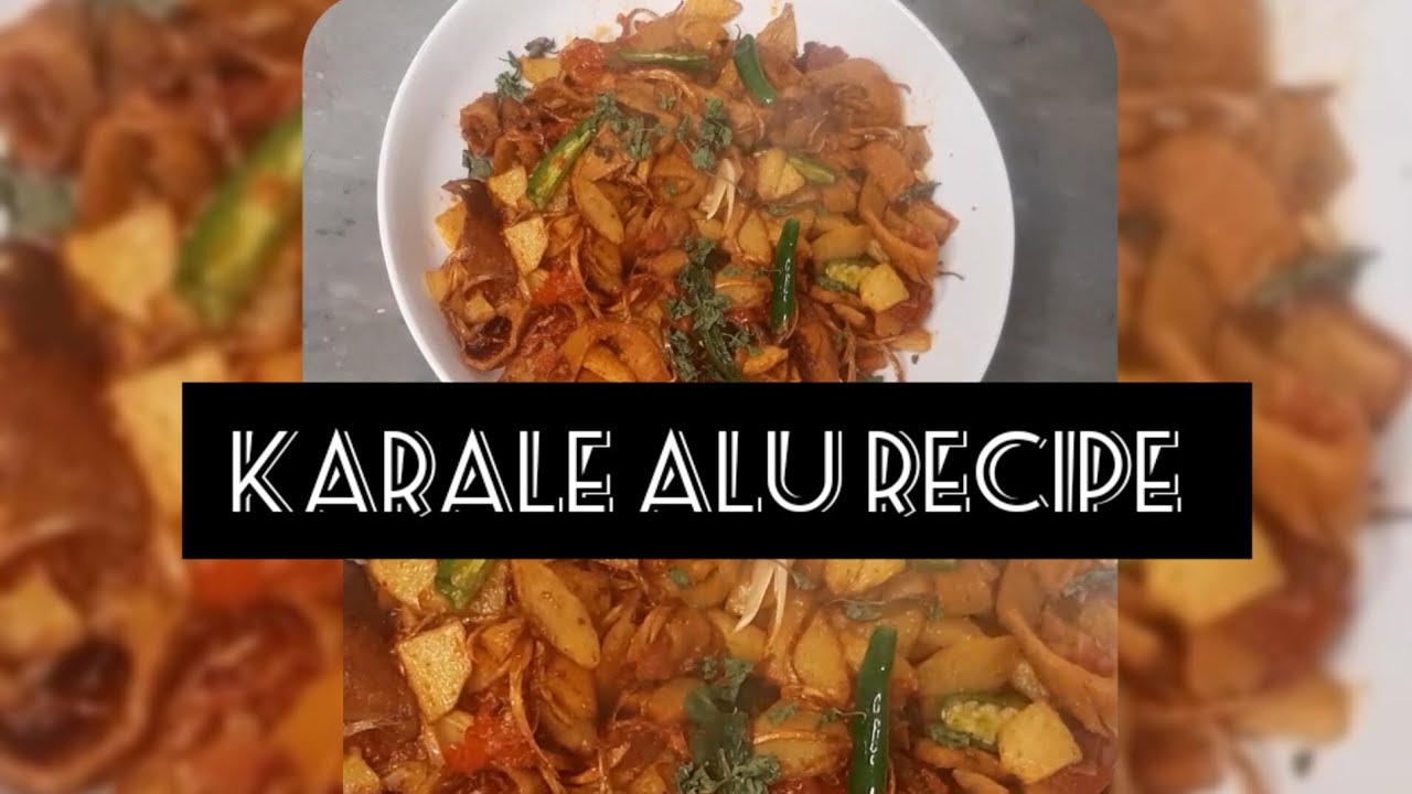 karale alu recipe | mazedar karale | Easy vegetable recipe | bitter ...