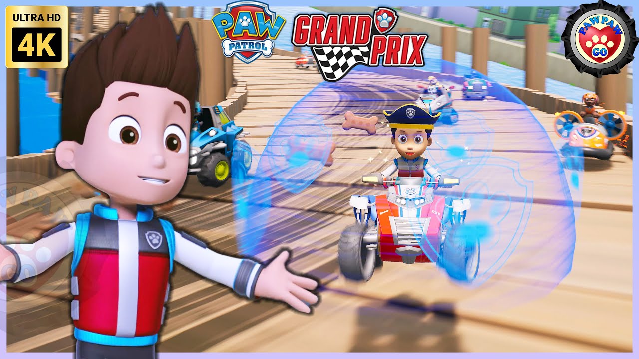 PAW Patrol: Grand Prix⭐Ryder Unlock New Car Skin - Everest & Marshall ...