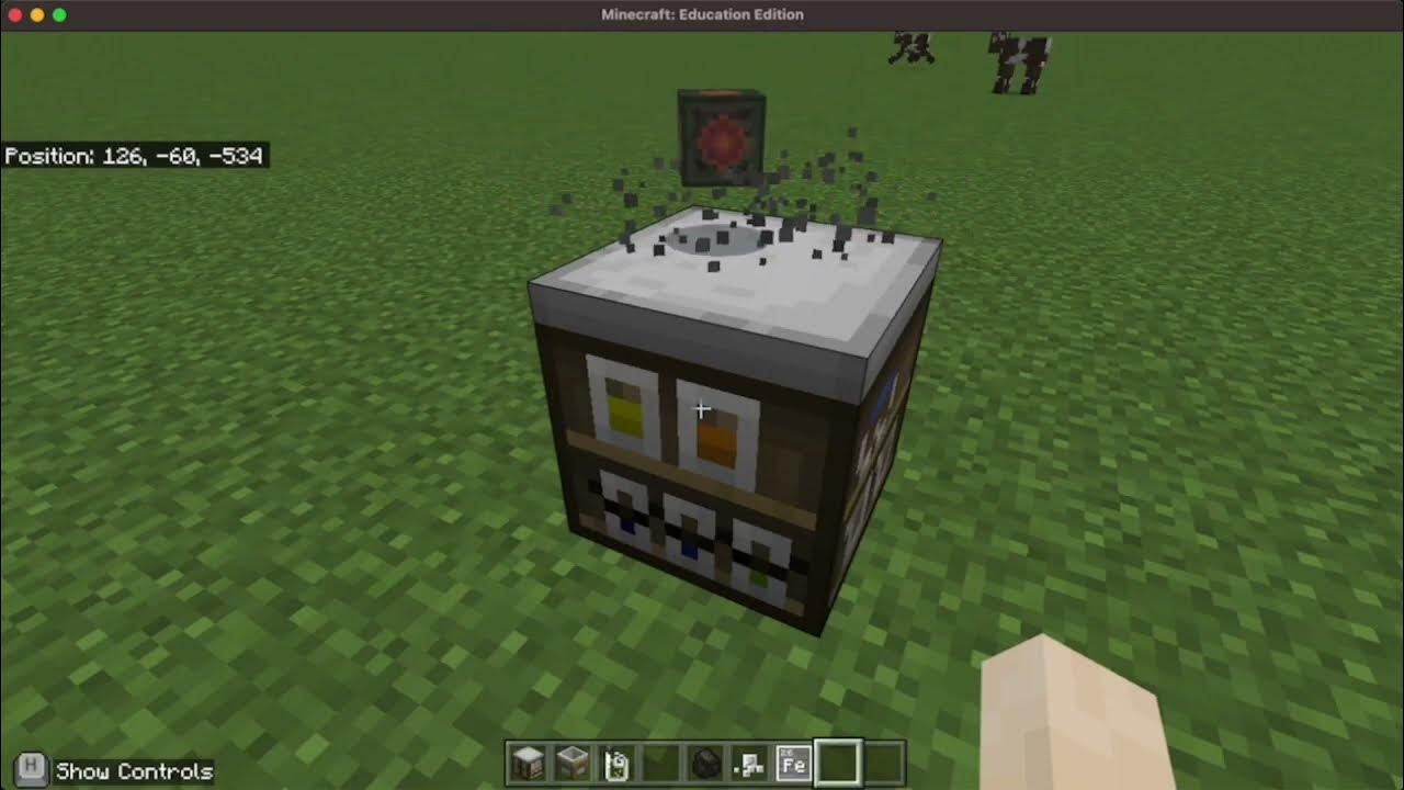 Mighty Minute with Minecraft EE: Using Lab Table to Create a Heat Block ...