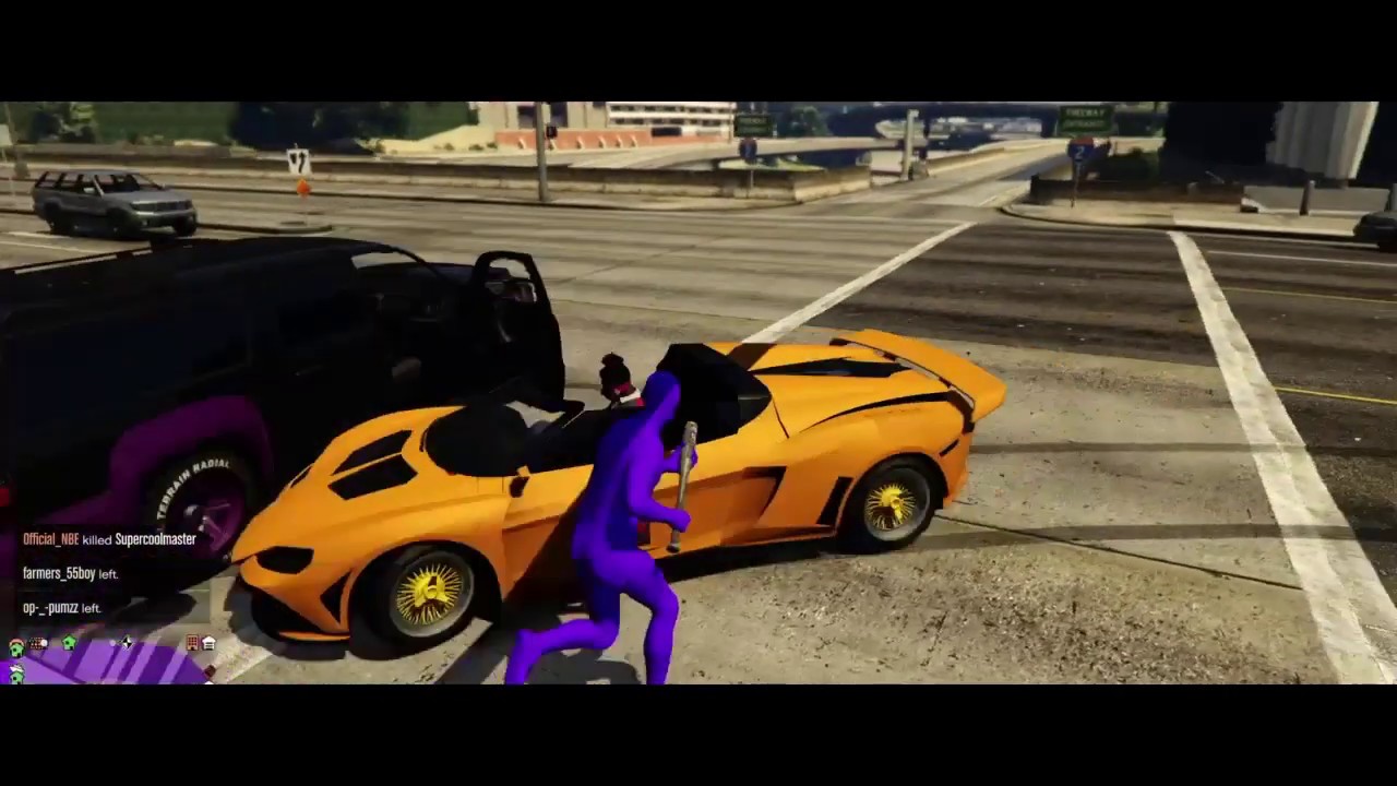 GTA Online purple alien - YouTube