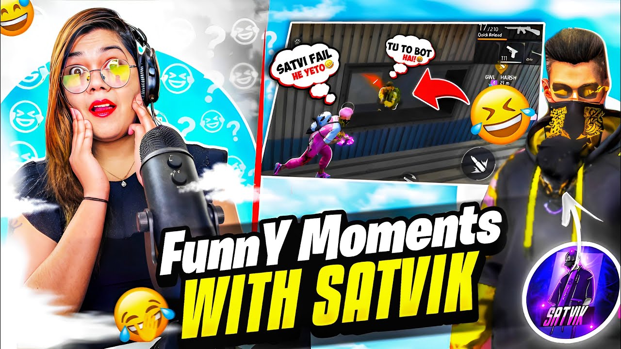 Satvik Free Fire Is Very Funny 😂 || Funny Moments With Satvik Free Fire ...