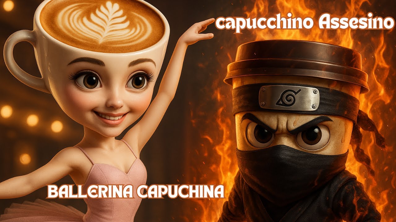 Cappuccino Asessino y Ballerina Capuchina Brainrot MEMES - YouTube