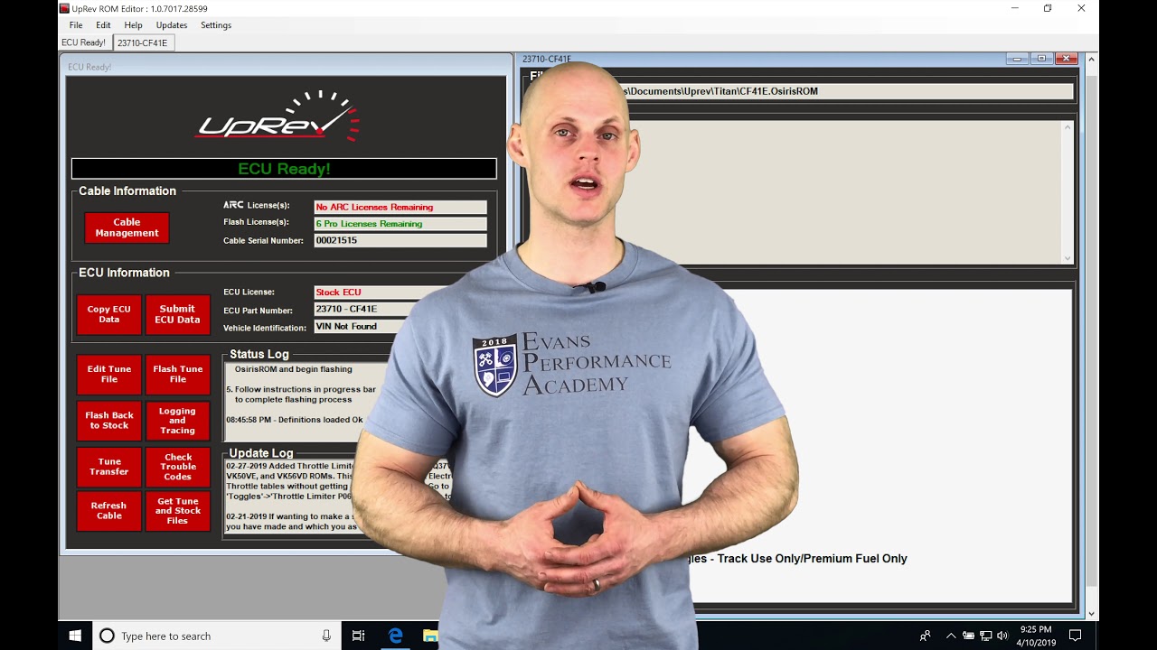 Uprev Training: Logging/Tracing | Evans Performance Academy - YouTube