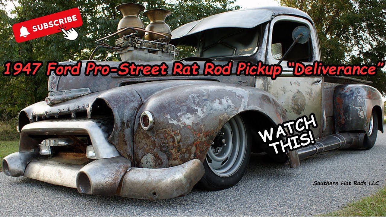 1947 Ford Pro-Street Rat Rod Pickup “Deliverance” Street Muscle Chevy ...