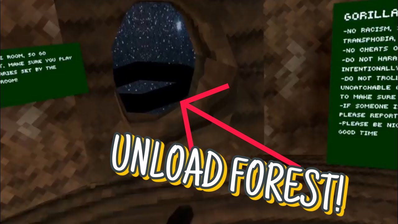 HOW TO UNLOAD FOREST (Gorilla Tag) - YouTube
