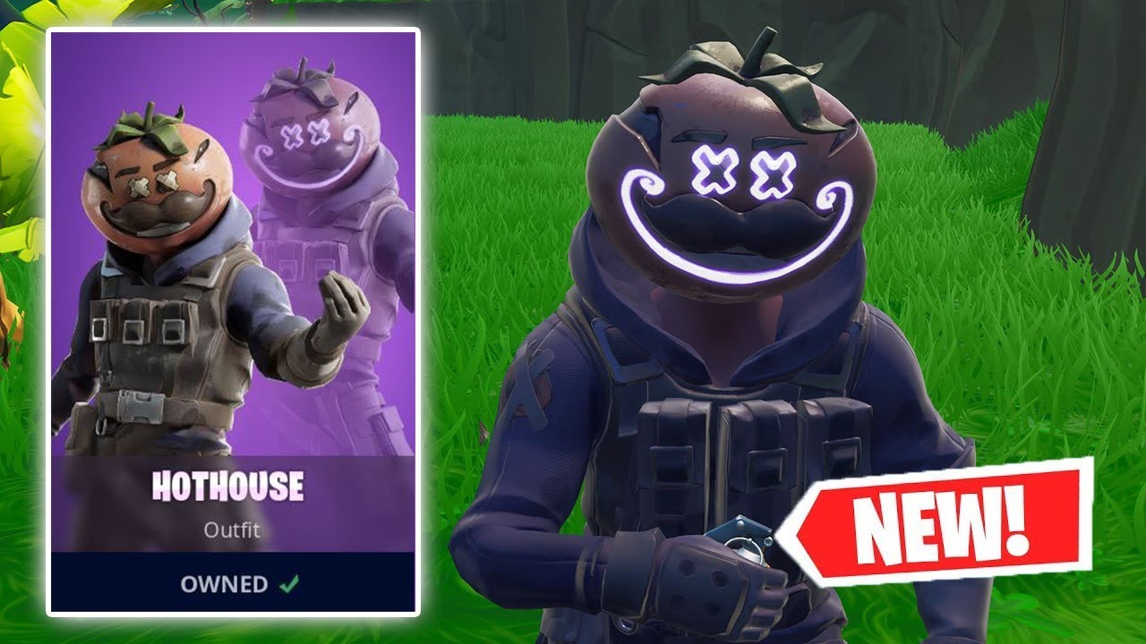 NEW HOTHOUSE Skin Gameplay in Fortnite! - YouTube