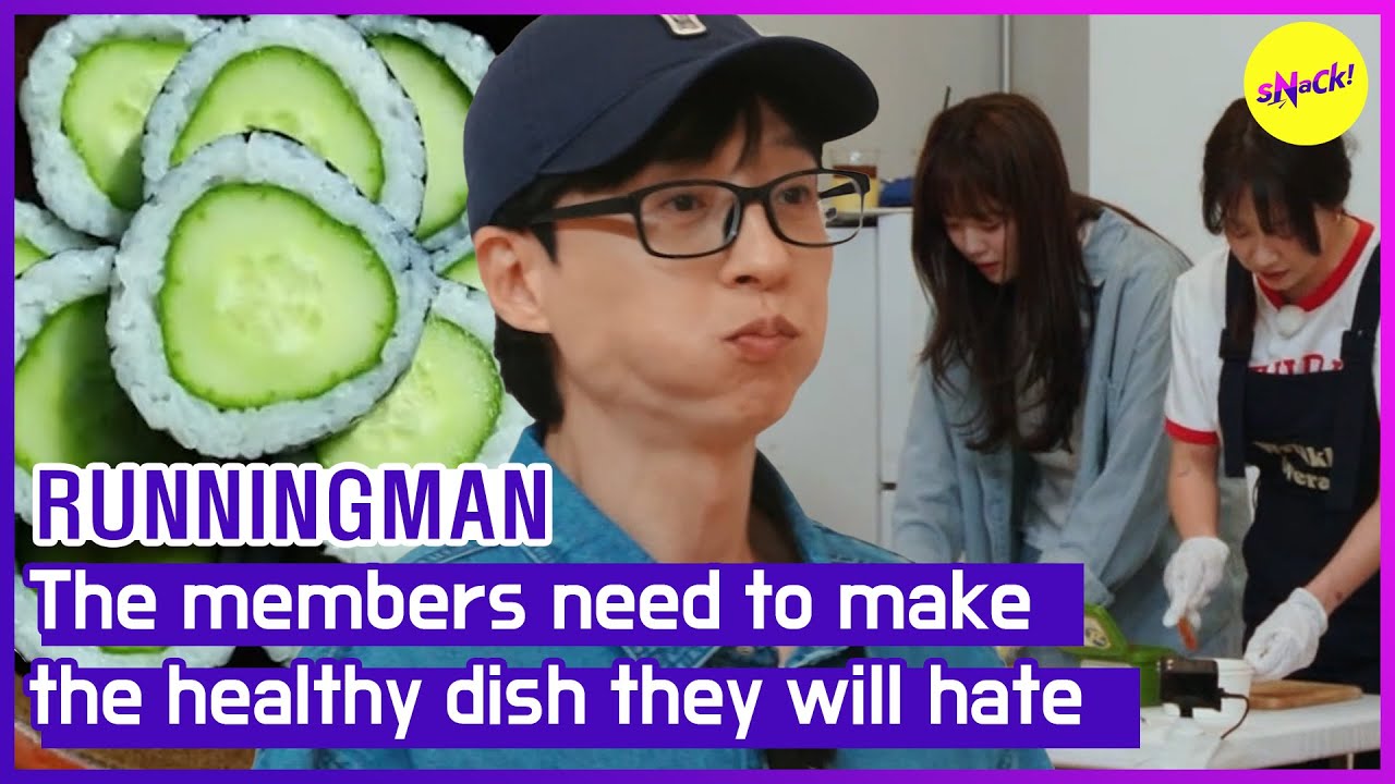 [RUNNINGMAN] The members need to make the healthy dish they will hate ...