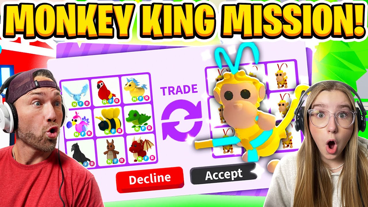 We Trade To Get The Amazing Monkey King in Roblox Adopt Me! - YouTube