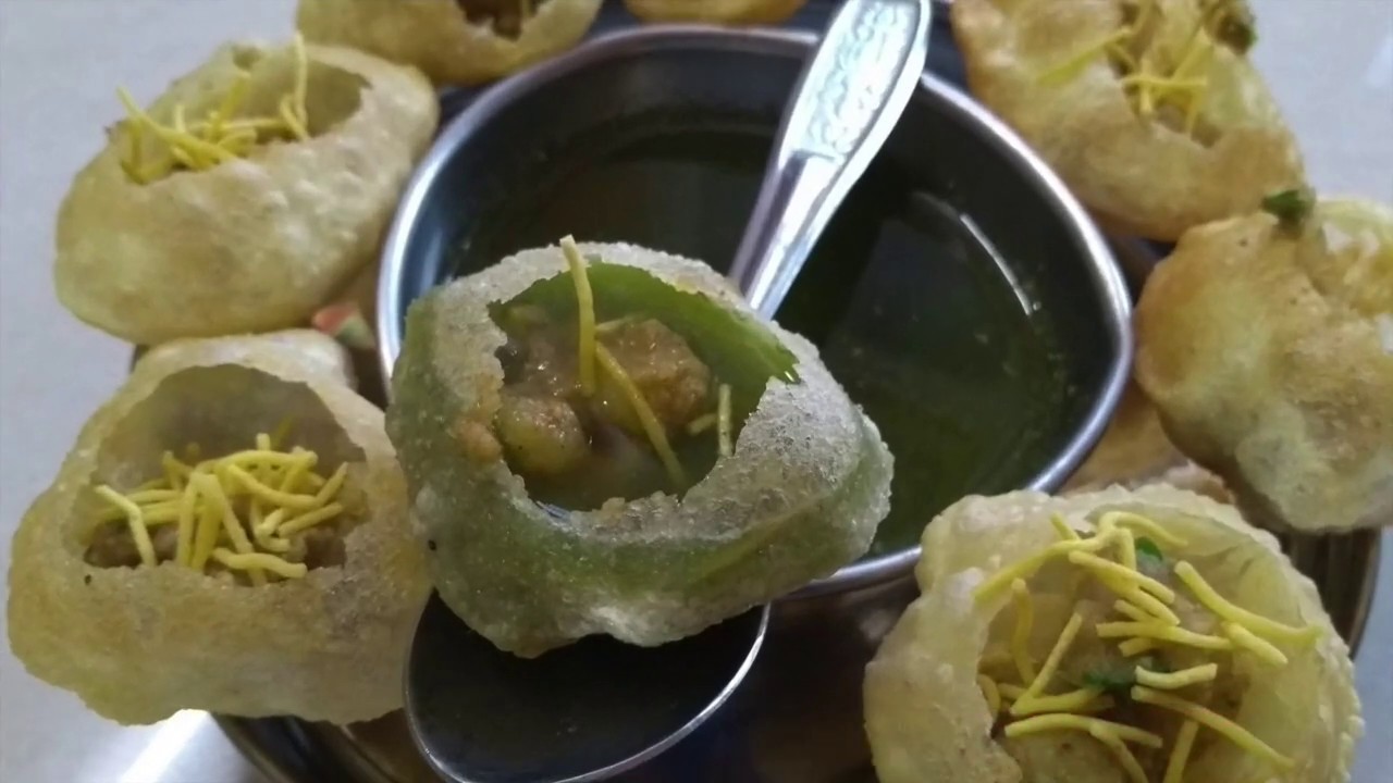 Paani puri recipe with home made puri..... Simple recipe from scratch ...