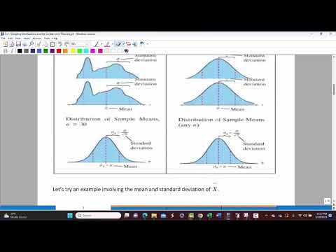 MATH 1342 - Sampling Distributions and the Central Limit Theorem (5.4) - YouTube