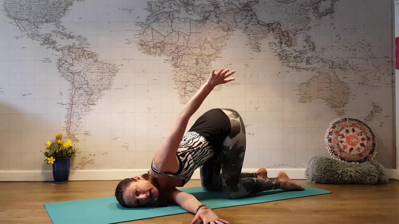 Thread the needle Yoga Pose @ FokusYOU - YouTube