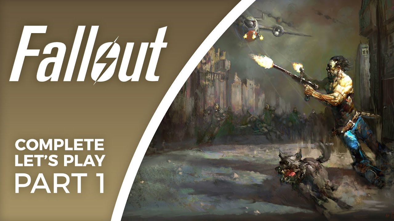 Let's Play Fallout 1 - Part 1 - Crazy, dangerous and jinxed! - YouTube