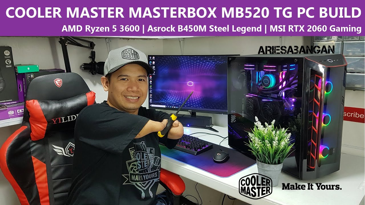 ALL COOLER MASTER GAMING PC BUILD - YouTube