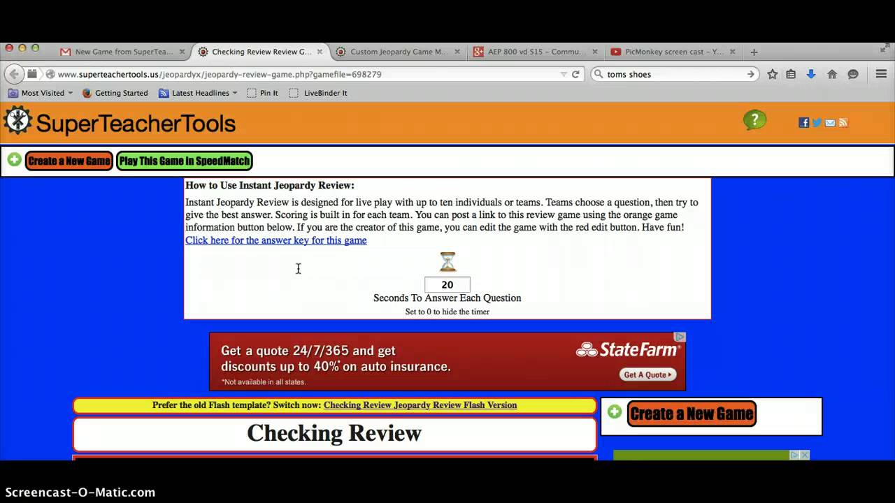 Super Teacher Tools Seating Chart