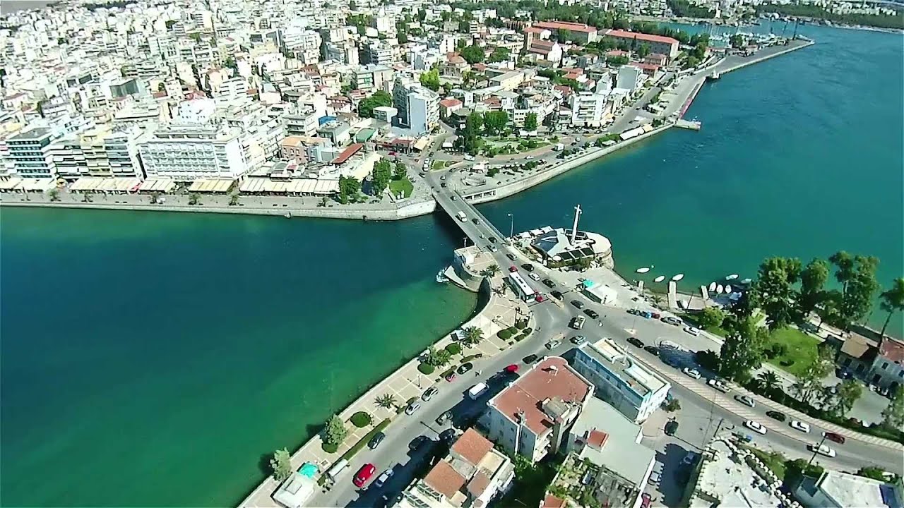 SJ5000 plus Chalkis Drone Castle & Bridge FPV Greece | Χαλκίδα από ψηλά ...