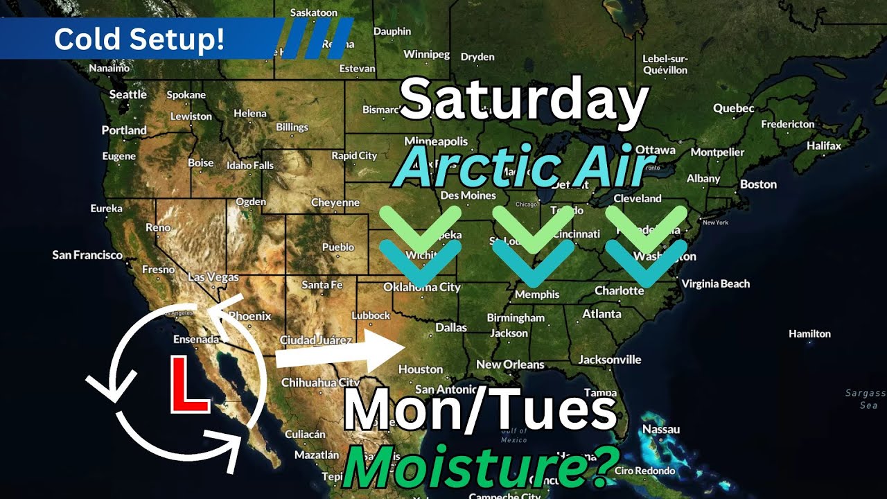 Mild Temps Followed By Very Cold Weather | Forecast Update 1.15.25 ...