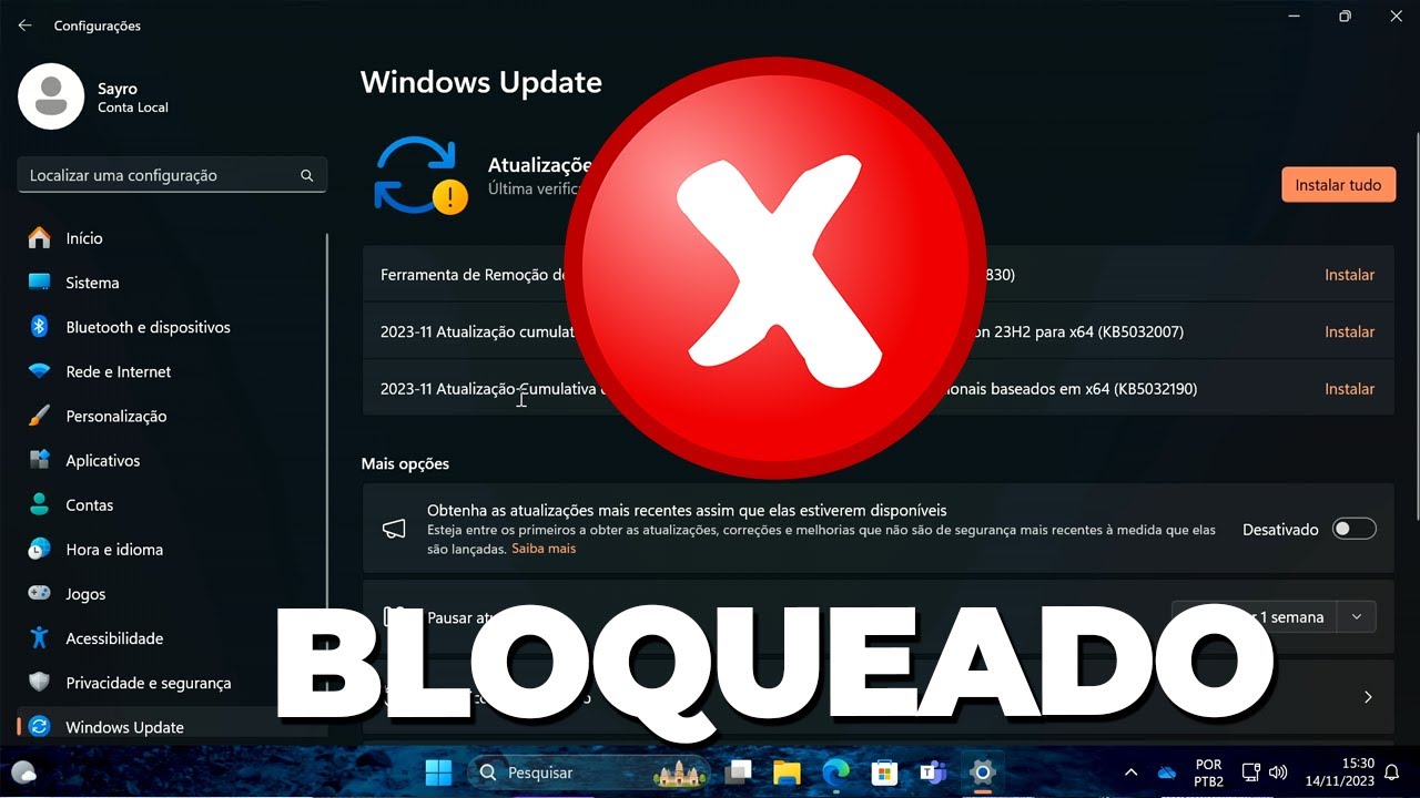 CUMULATIVA do Windows 11 23H2 é LIBERADA! Microsoft VAI BLOQUEAR ...