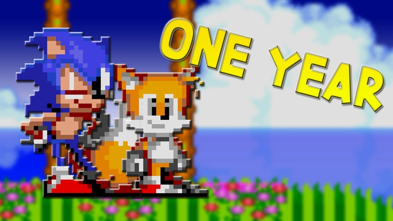 ONE YEAR OF YOUTUBE - Sonic Sprite Animation - YouTube