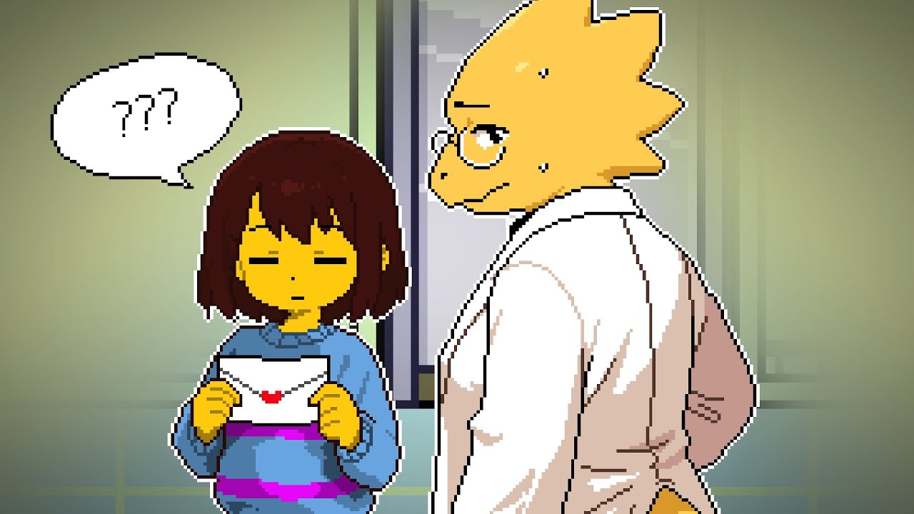 What if You Try to READ Undyne's Letter to Alphys? [ Undertale ] - YouTube