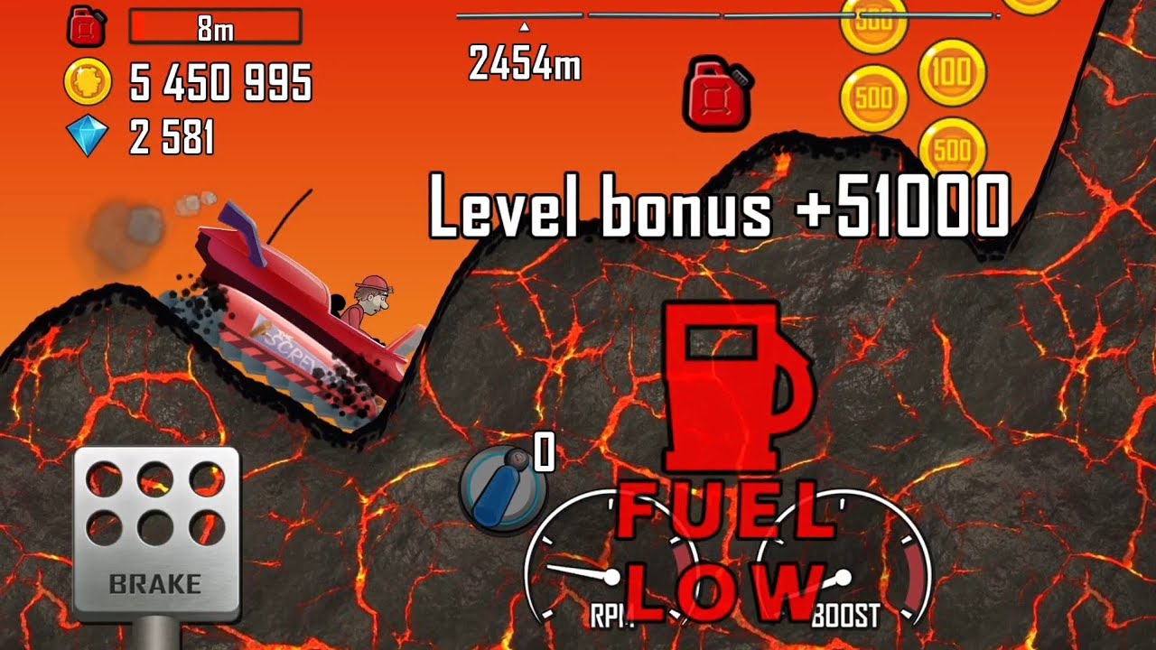 Volcano Stage!! Hill Climb Racing Gameplay - YouTube