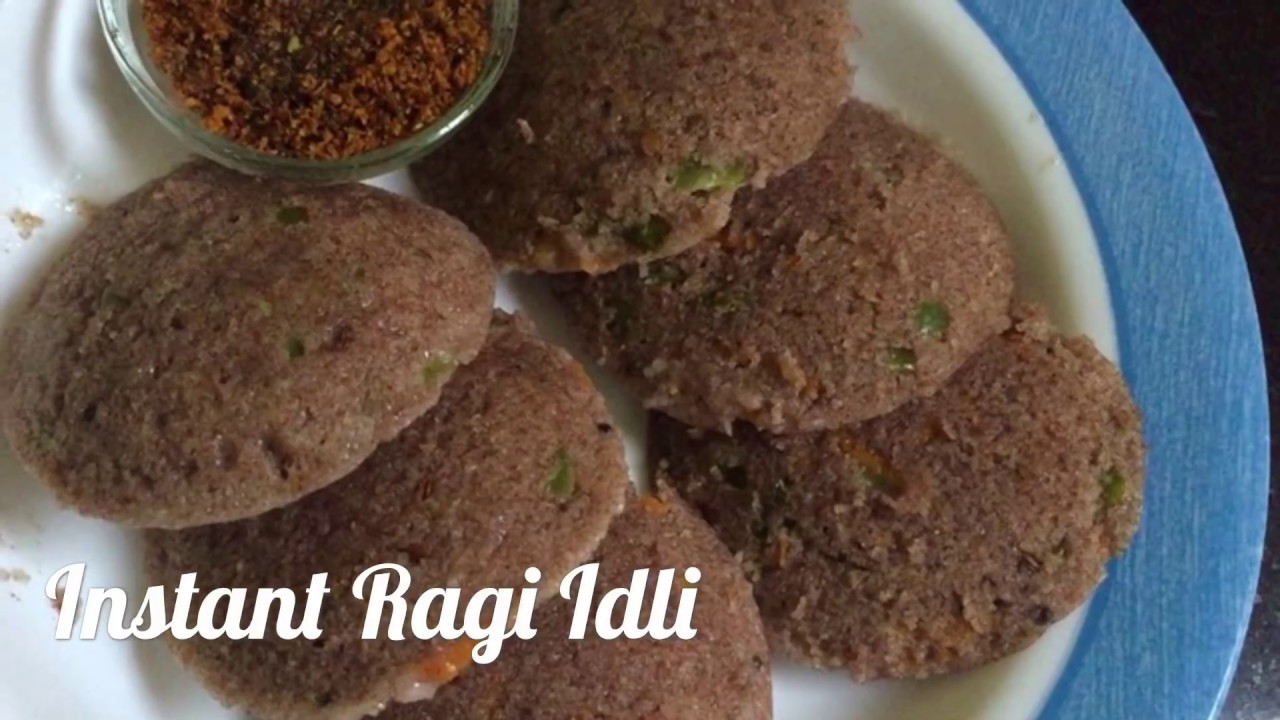 Vegetable Ragi Idli (Healthy Instant Breakfast Recipe) Instant Ragi ...