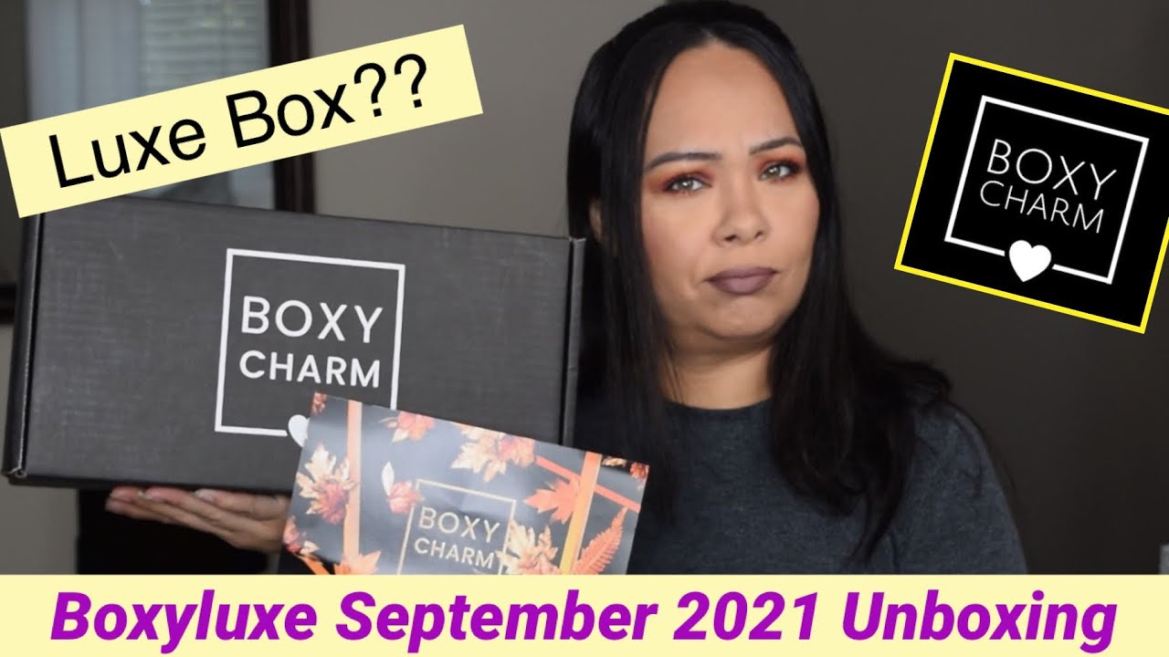 Boxyluxe September 2021 Unboxing - YouTube