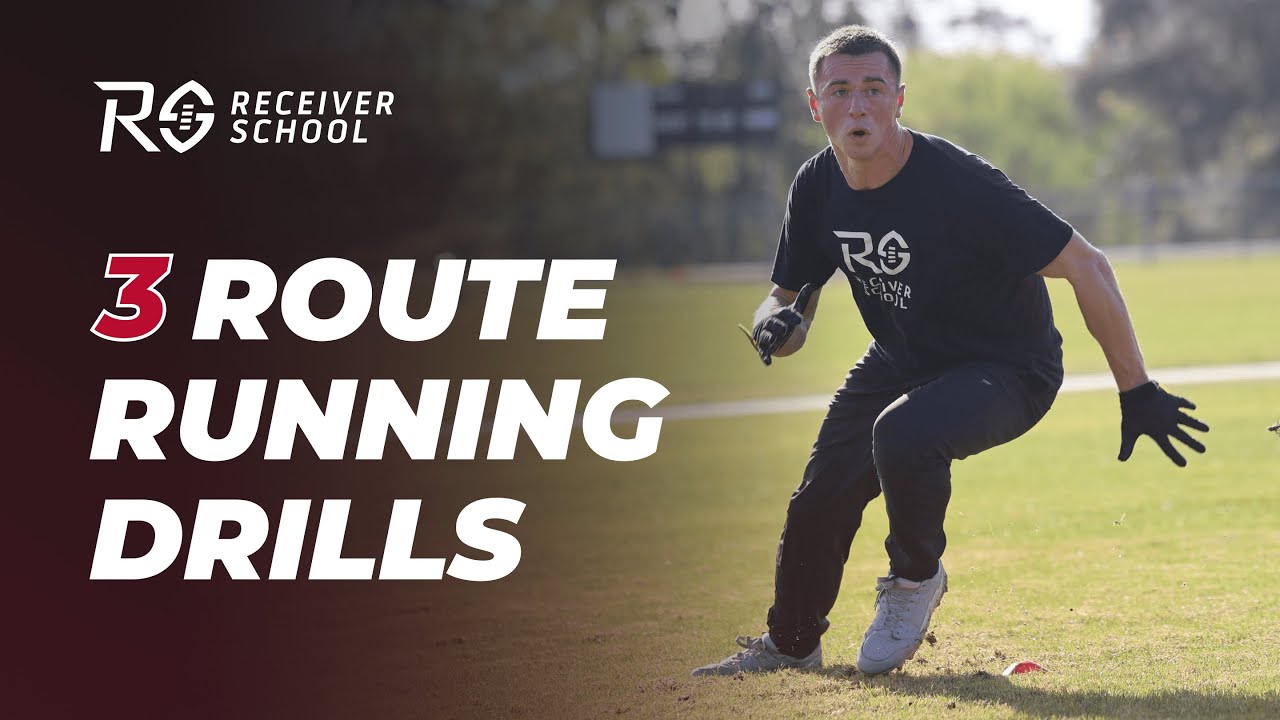 3 Drills to Improve Your Route Running - YouTube
