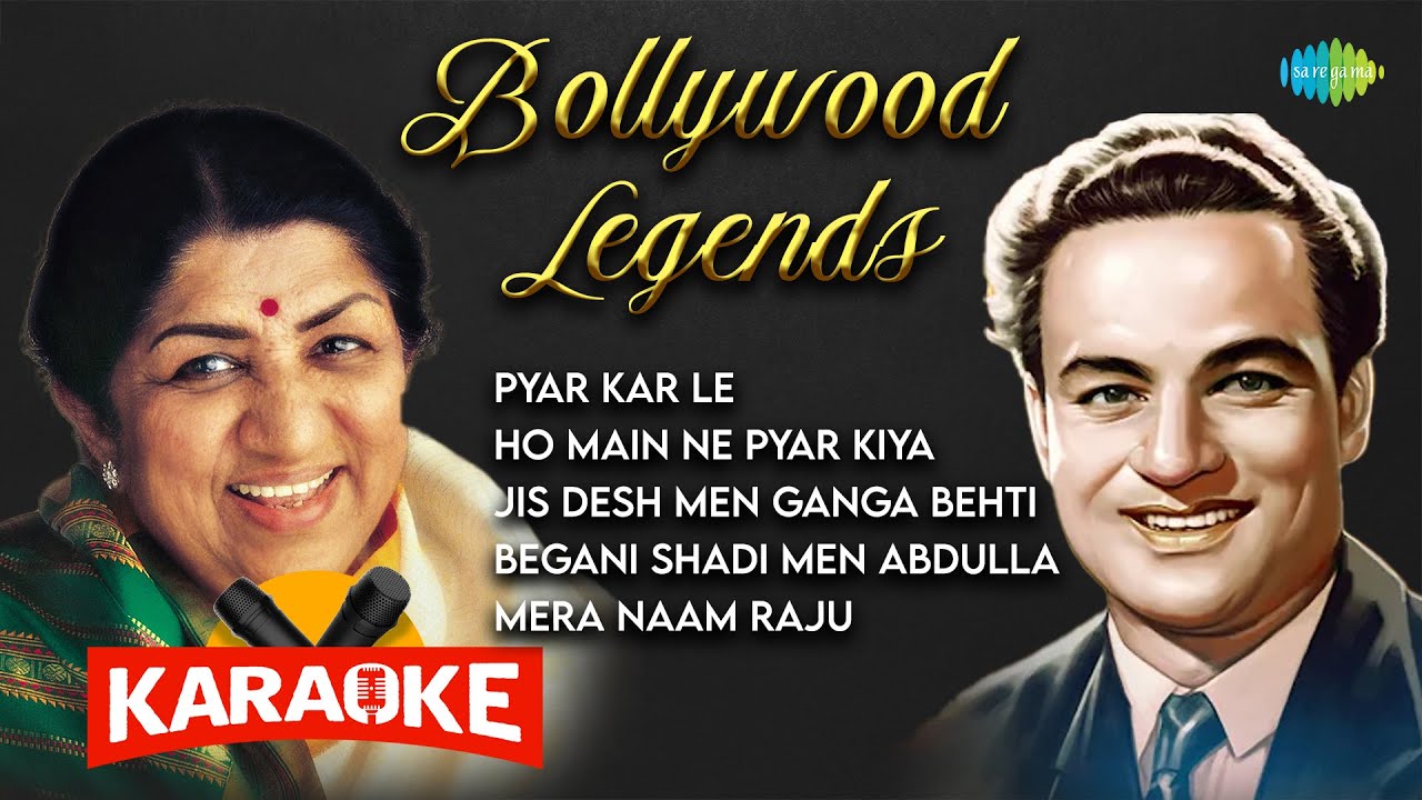 Karaoke with Bollywood Legends - Karaoke with Lyrics | Pyar Kar Le ...