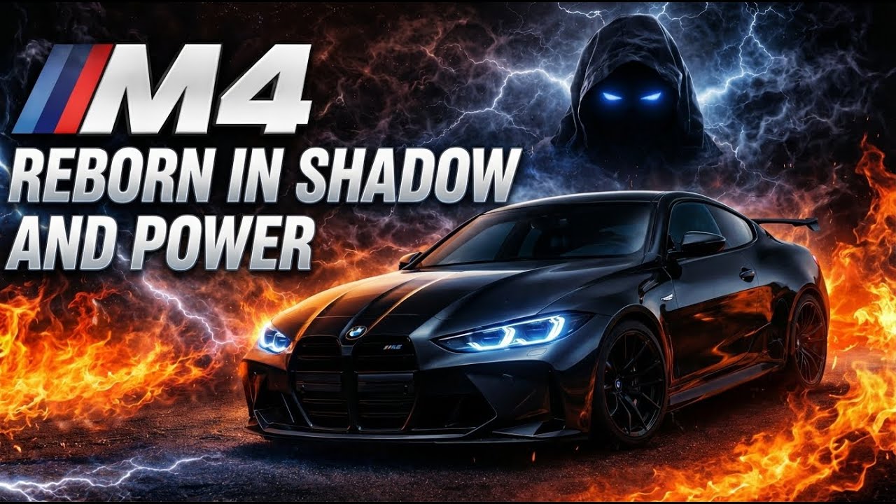 The BMW M4 — reborn in shadow and power. - YouTube