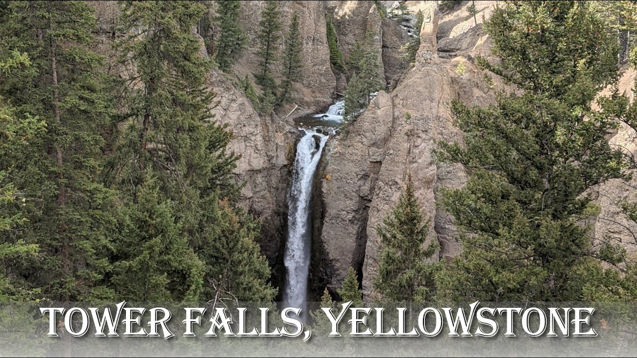 Walking Tour - The Tower Falls, Yellowstone - YouTube