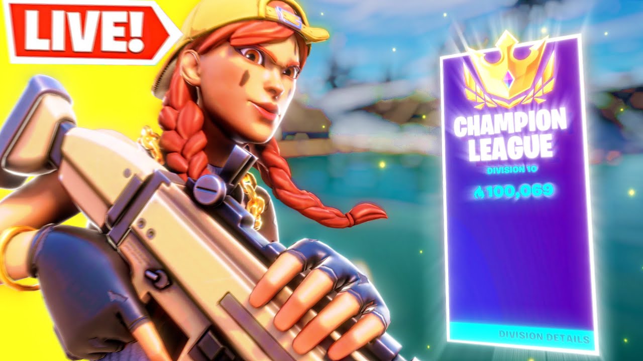 🔴 LIVE STREAMING FORTNITE ARENA BEATING MY POINT RECORD!!😈 - YouTube