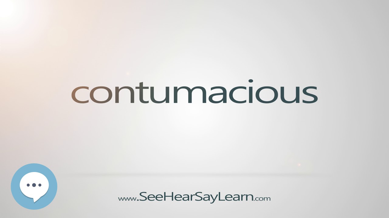 contumacious 5,000 SAT Test Words and Definitions Series 🔊 - YouTube