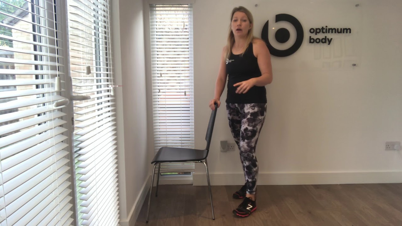 Dynamic stretching and mobilising of the calf muscles - YouTube
