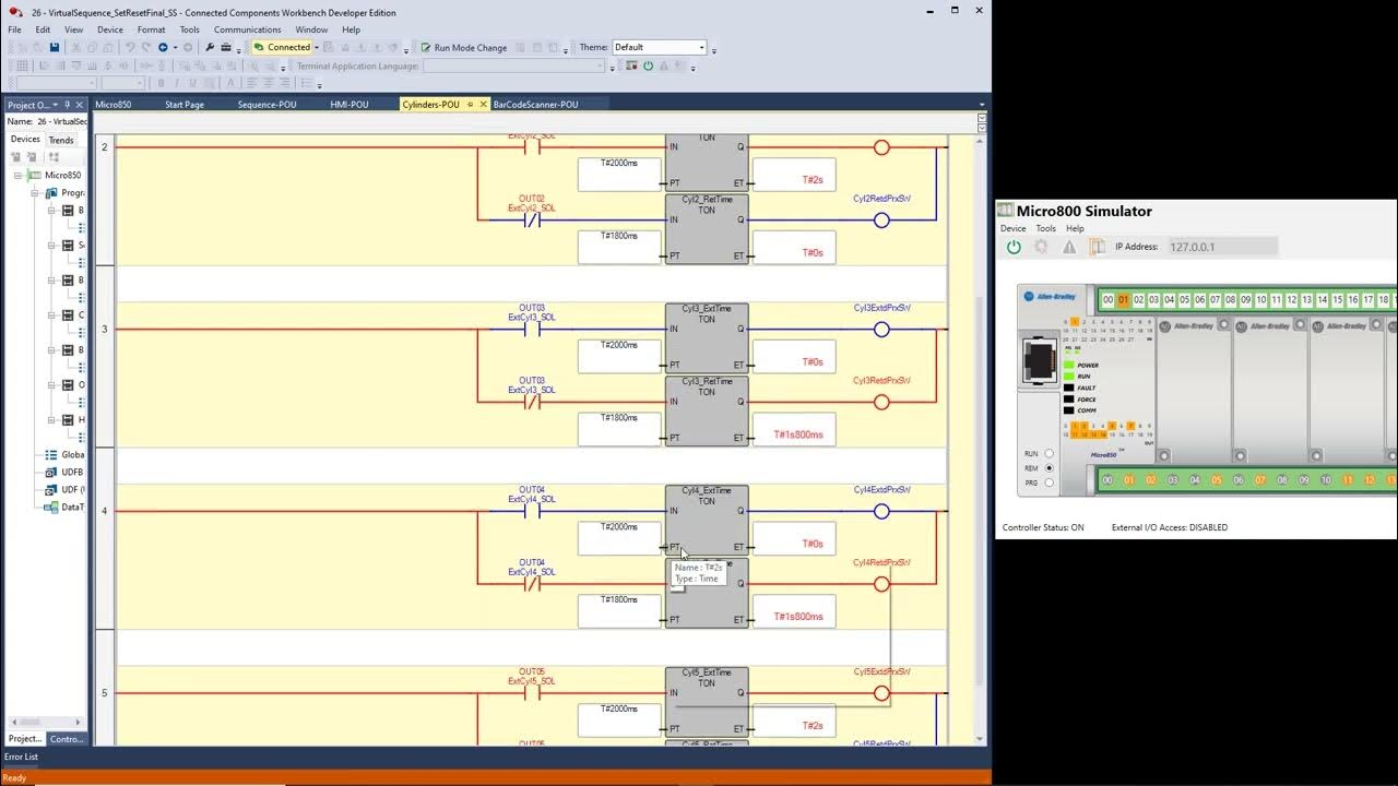 49 - M27B Set-Reset Logic Continued CCW Manual Pt2 - YouTube