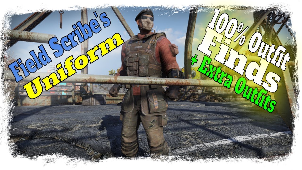 Wanna find Fallout 76 Field Scribe's Uniform Outfit? - YouTube