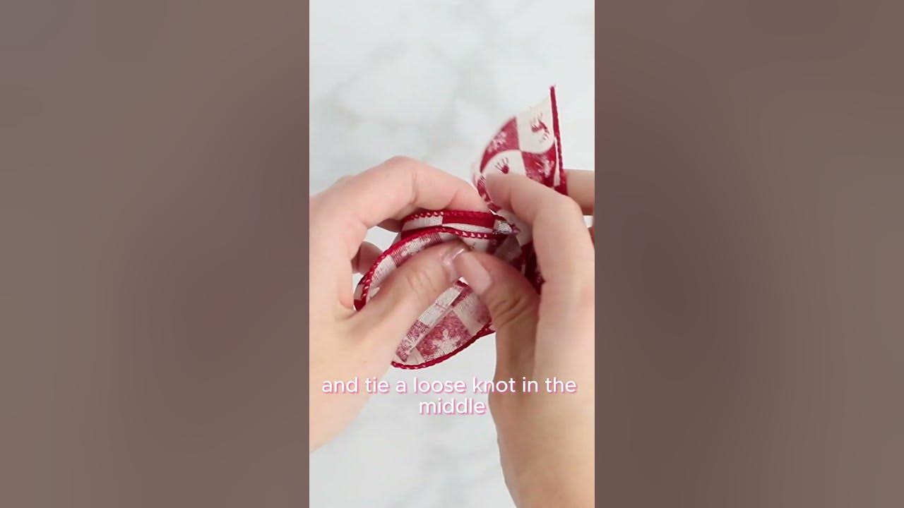 How to Make a 6 Loop Bow #bowtutorial #christmas - YouTube