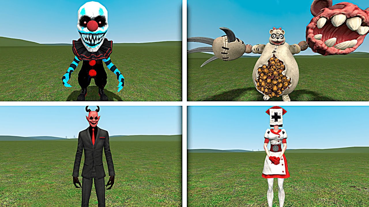 ALL DARK DECEPTION CHARACTERS IN Garry's Mod - YouTube