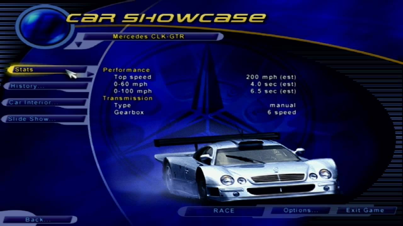 Need for Speed III: Hot Pursuit - Mercedes CLK-GTR Showcase - YouTube
