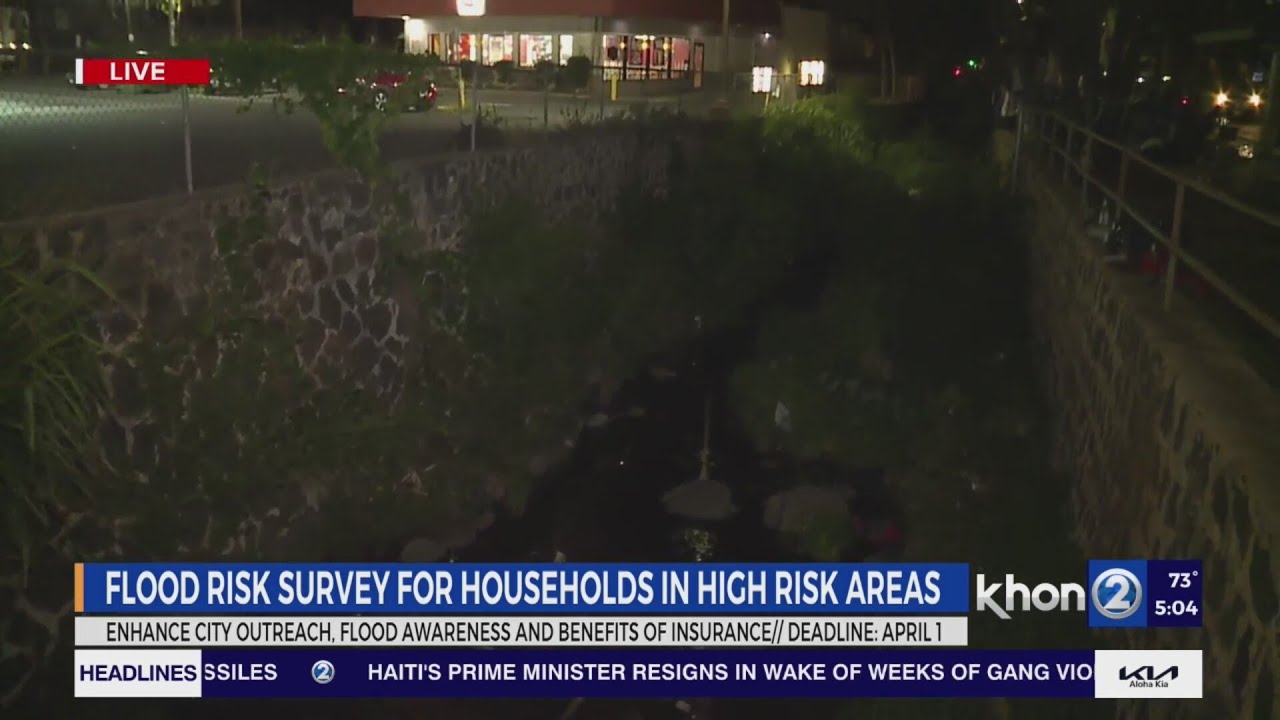 City conducting survey for households in high flood-risk areas (Pt.1 ...