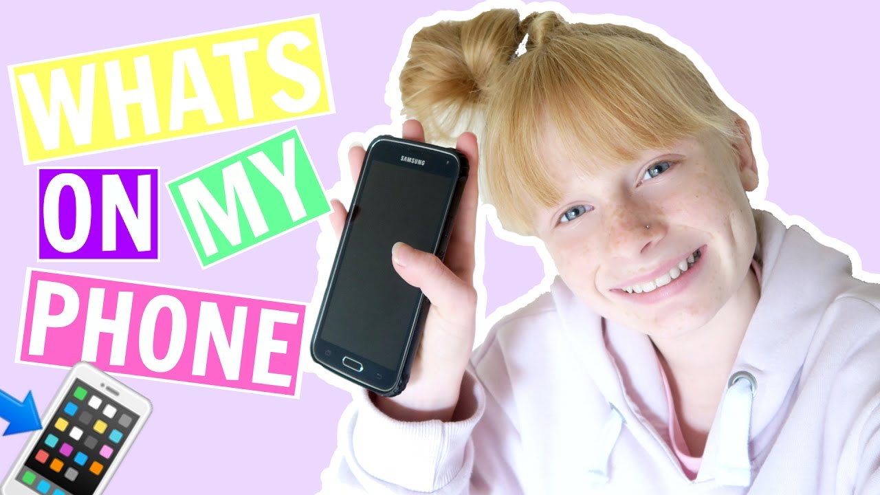 WHAT'S ON MY PHONE Mia's Life - YouTube